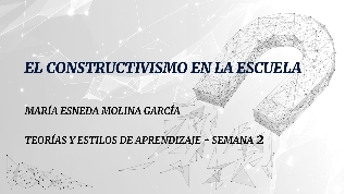 EL CONSTRUCTIVISMO EN LA ESCUELA at emaze Presentation