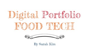 Food Tech Digital Portfolio at emaze Presentation