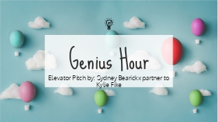 Genius Hour at emaze Presentation