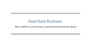 Real State Business at emaze Presentation