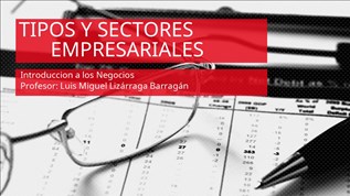 Tipos y Sectores Empresariales at emaze Presentation