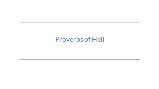 Proverbs of Hell at emaze Presentation