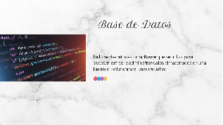 Base de Datos at emaze Presentation