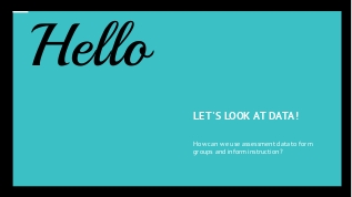 LET'S LOOK AT DATA! at emaze Presentation