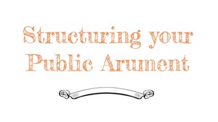 102 Public Argument Structure on emaze