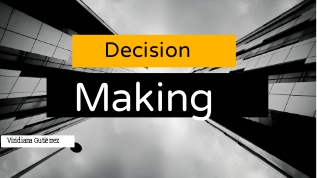 Decision making at emaze Presentation