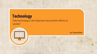 Technology in the classroom at emaze Presentation