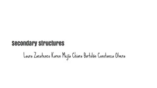 Secondary Structure.pptx at emaze Presentation