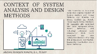 APSI - 02 - Context of System Analysis and Design Methods at emaze Presentation