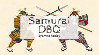 Samurai DBQ at emaze Presentation