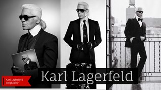 Karl Lagerfeld at emaze Presentation