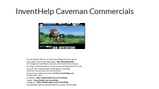 InventHelp CavemanCommercials on emaze