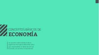 Conceptos básicos de economía at emaze Presentation