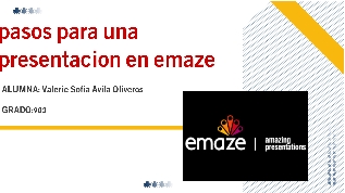 pasos para una presentación en emaze at emaze Presentation