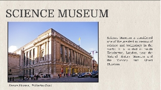 science museum at emaze Presentation