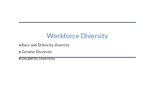 Workforce Diversity at emaze Presentation