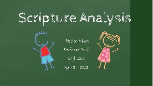 Scripture Analysis at emaze Presentation