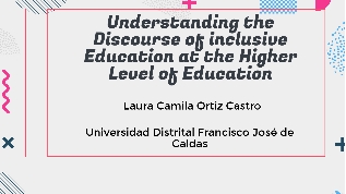 Understanding the Discourse of inclusive Education at the at emaze ...