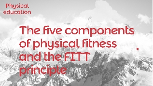 FITT principle and components of fitness at emaze Presentation