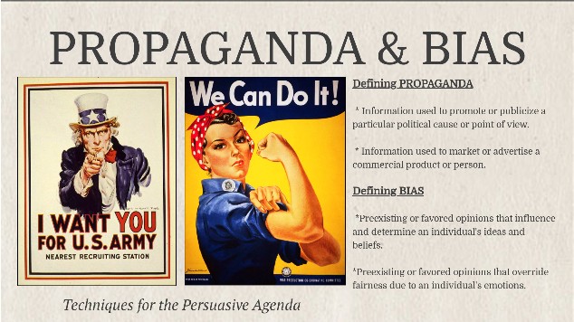 Propaganda & Bias at emaze Presentation