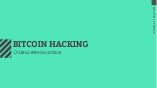 Bitcoin Hacking at emaze Presentation