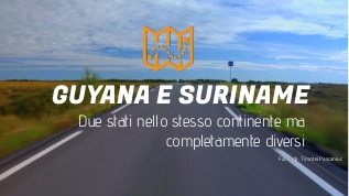 Guyana e Suriname at emaze Presentation