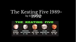 The Keating Five at emaze Presentation