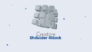 Over the shoulder attack at emaze Presentation