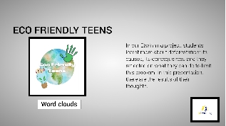 Eco Friendly teens ord clouds at emaze Presentation