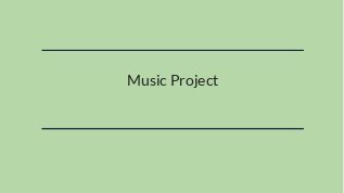 Music Project at emaze Presentation