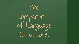 Six Components of Language Structure ko at emaze Presentation