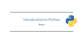 Introduction to Python at emaze Presentation