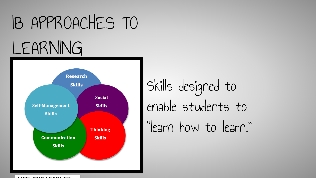 IB approaches to learning at emaze Presentation