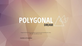 Polygonal Dream Emaze template at emaze Presentation
