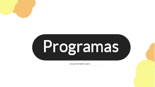 Programas at emaze Presentation