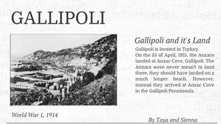 Gallipoli at emaze Presentation