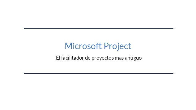 Microsoft Project at emaze Presentation