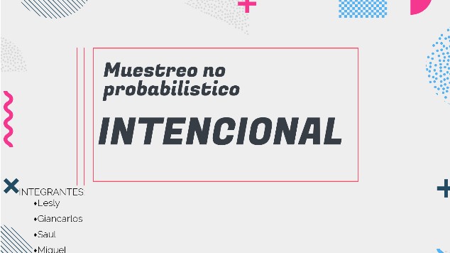 Muestreo intencional at emaze Presentation