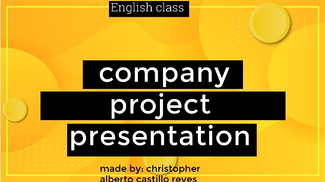 company project presentation at emaze Presentation