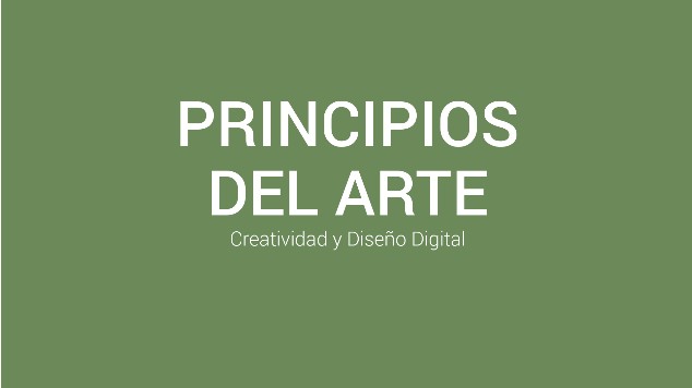Principios del arte at emaze Presentation