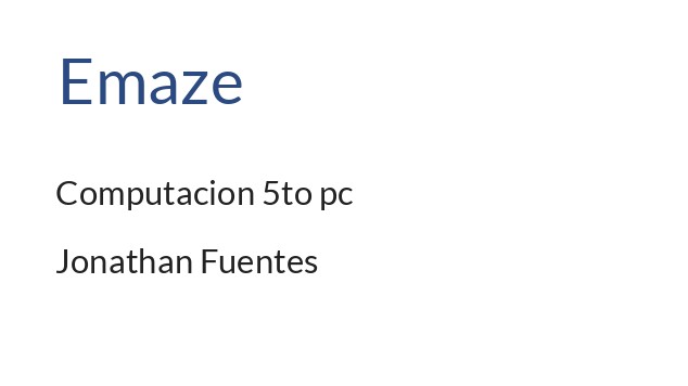 ¿Que es emaze at emaze Presentation