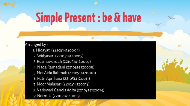 Simple Present : be & have at emaze Presentation