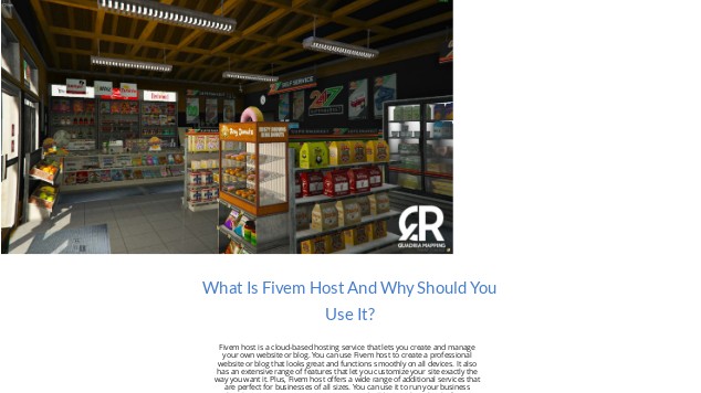 What Is Fivem Host And Why Should You Use It? on emaze