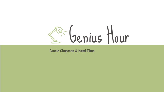 Genius Hour at emaze Presentation