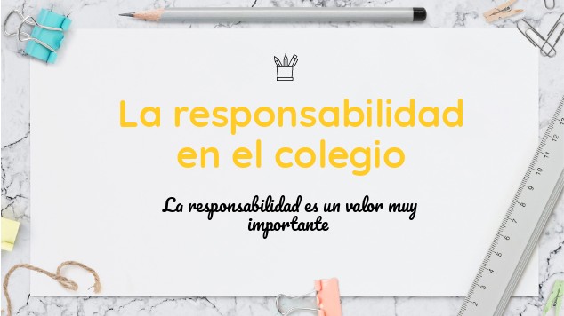 La Responsabilidad En El Colegio At Emaze Presentation
