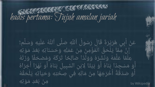 hadis pertama: Tujuh amalan jariah at emaze Presentation