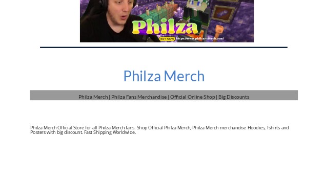 Philza Merch on emaze