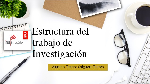 Estructura final del trabajo de investigación at emaze Presentation