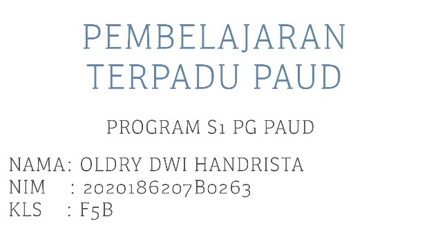 PEMBELAJARAN TERPADU PAUD at emaze Presentation