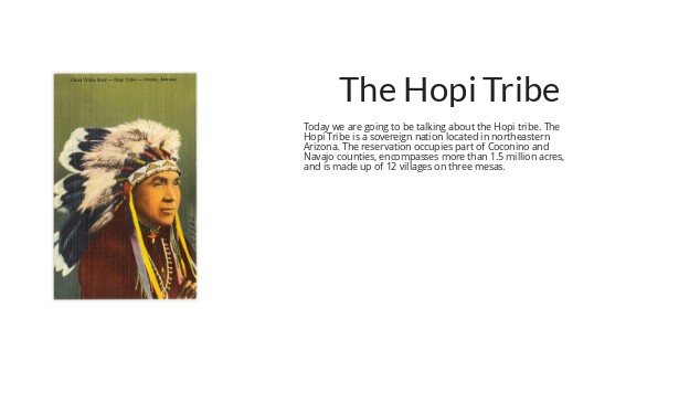 The Hopi Tribe at emaze Presentation